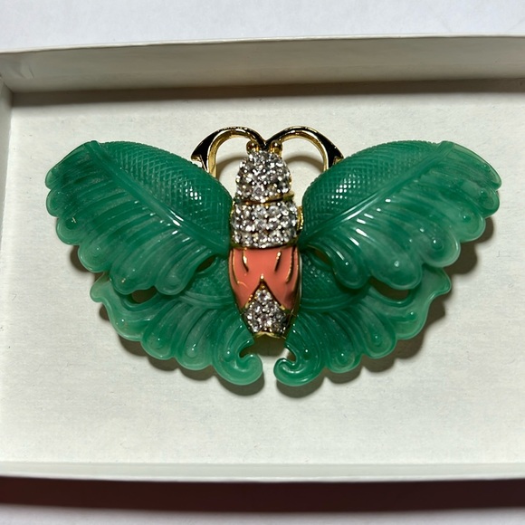 Kenneth Jay Lane | Jewelry | Vintage Kenneth J Lane Butterfly Brooch ...